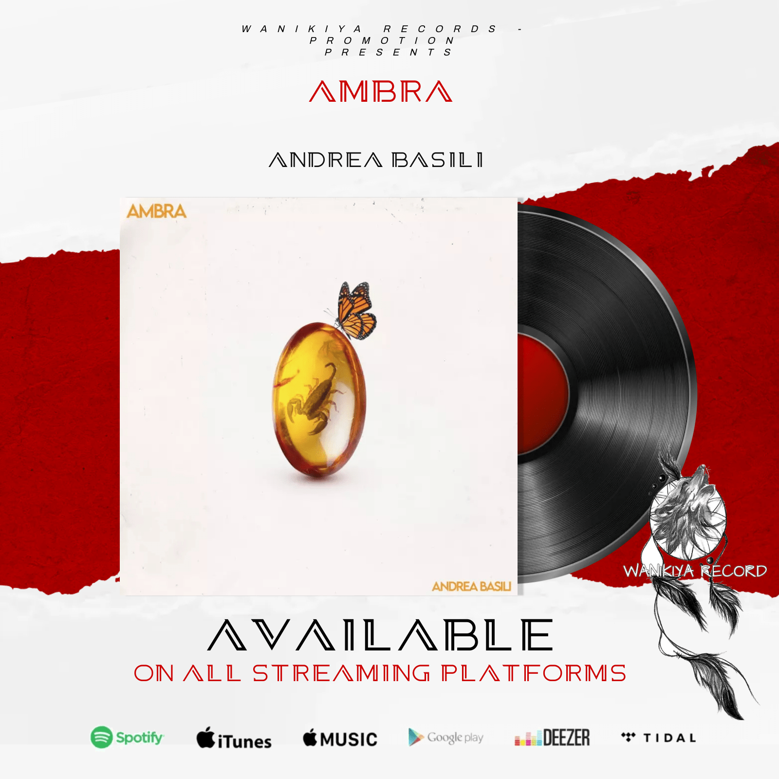 Andrea Basili : esce oggi il singolo "Ambra" - Metal News