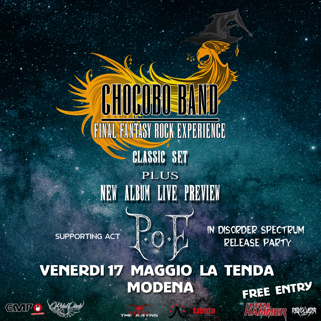 Chocobo Band, Philosophy Of Evil : il 17 maggio dal vivo a Modena ...